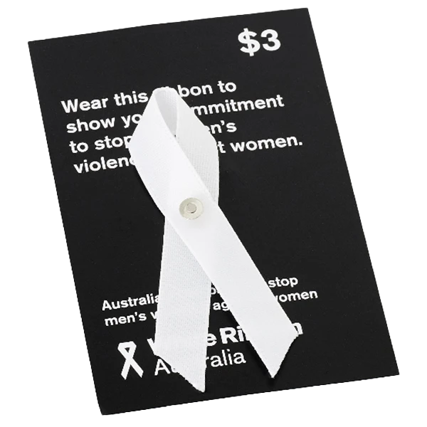 Pins / Ribbons – White Ribbon Shop